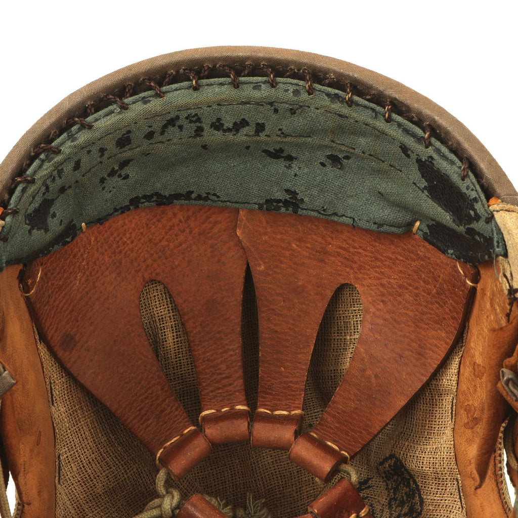 Original Japanese WWII Imperial Japanese Army Tanker Helmet with Marki ...