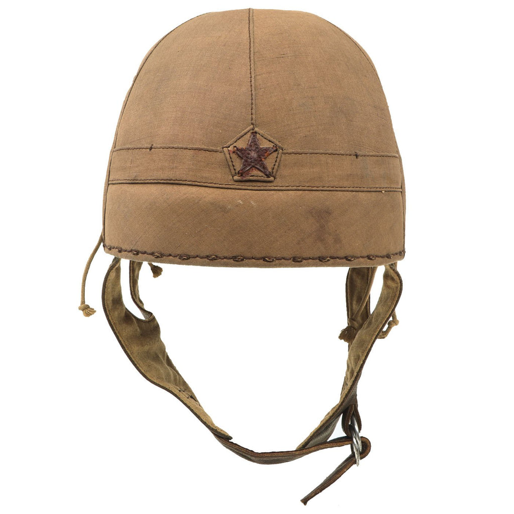 Original Japanese WWII Imperial Japanese Army Tanker Helmet with Marki ...