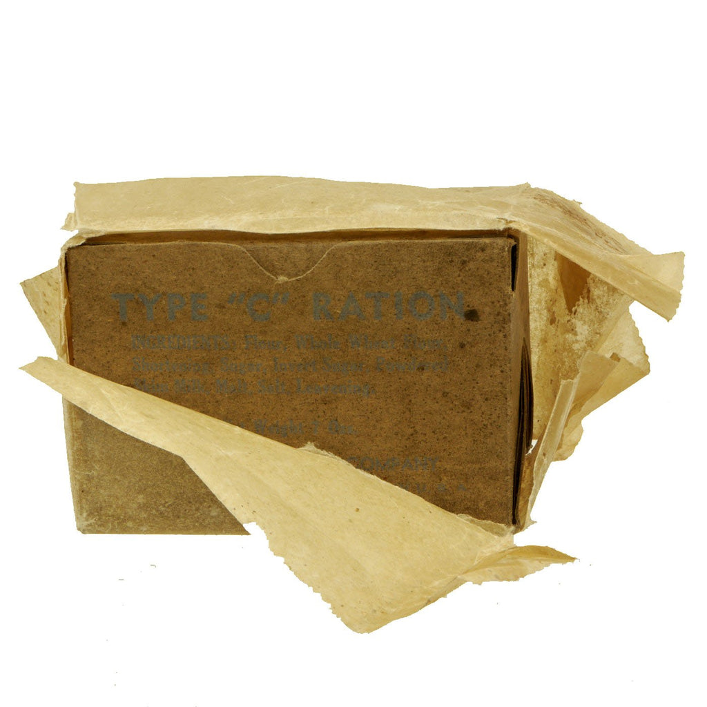 Original U.S. WWII Unissued "C" Ration Biscuits in Wrapper ...
