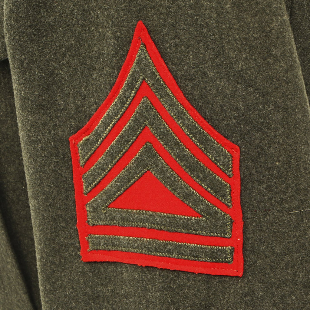 Original U.S. WWII USMC Named 4th Marine Aircraft Wing Uniform - Serge ...