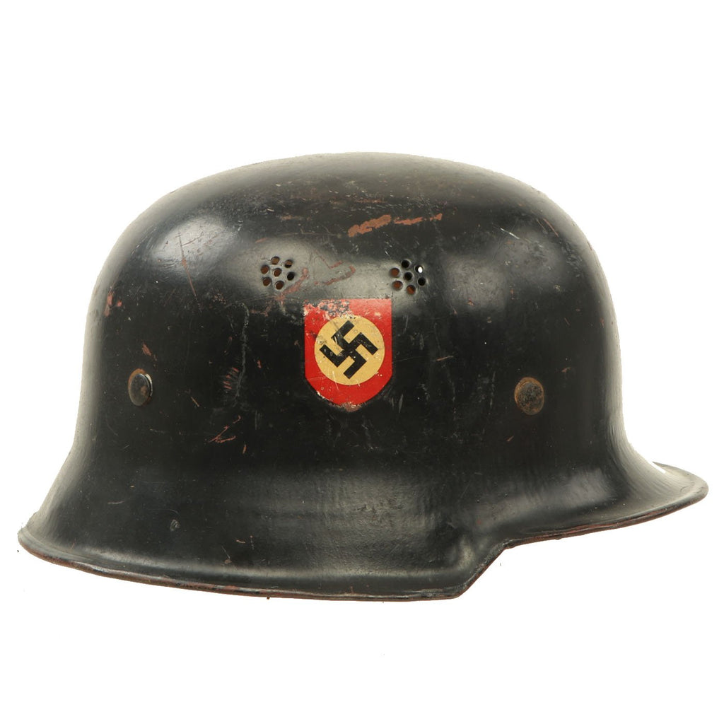 Original German WWII M34 Civic Square Dip NSDAP Double Decal Protectio ...