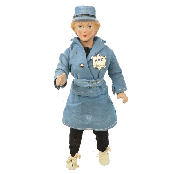 Original U.S. WWII WAVES Military Doll by Freundlich - 16" Tall ...