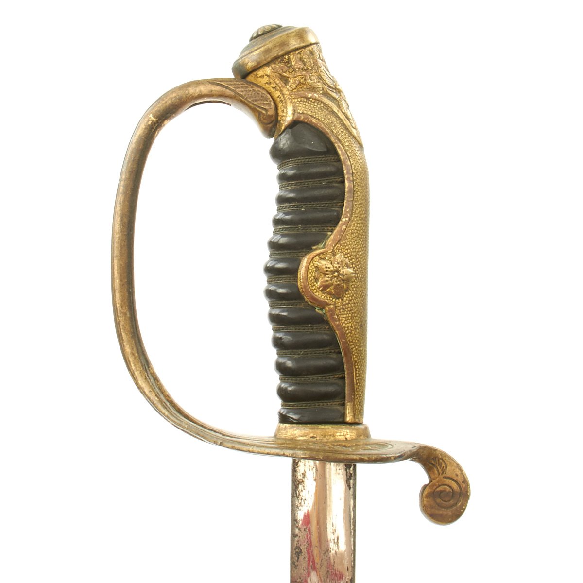Original Japanese WWII Army Officer Type 19 Kyu-Gunto Sword with Scabb ...