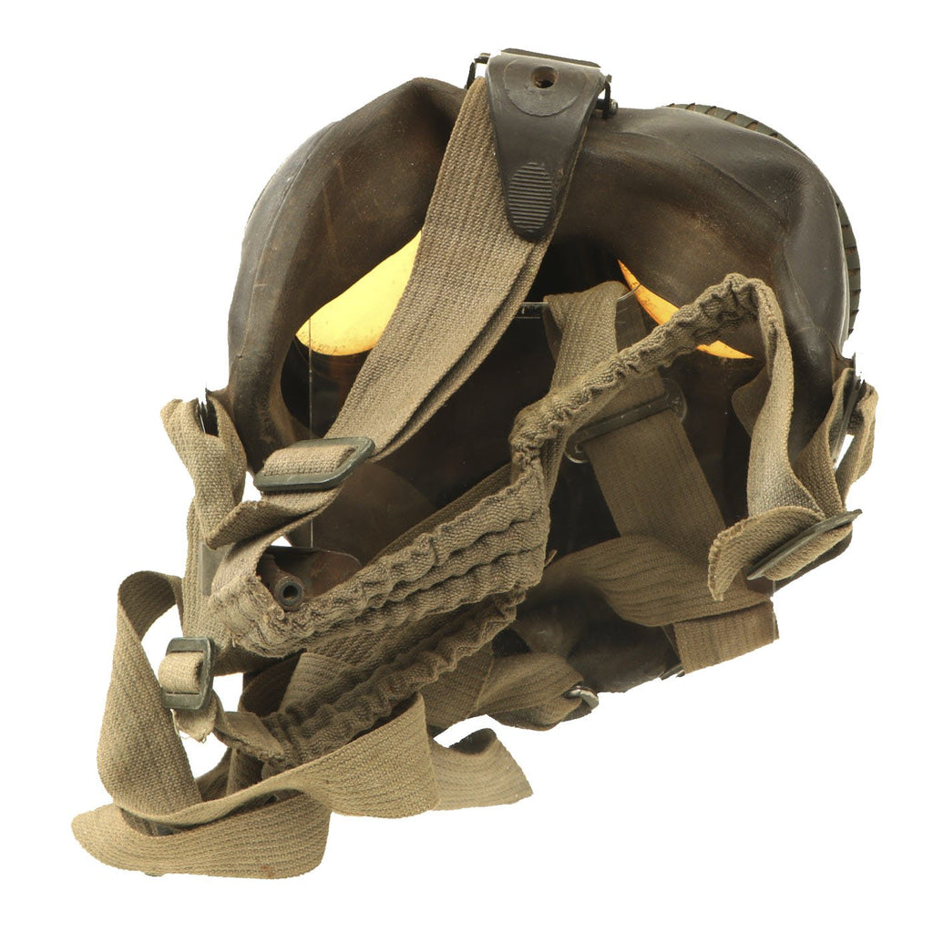 Original German WWII Named & Luftwaffe Flak Regt. Marked M38 Gas Mask ...