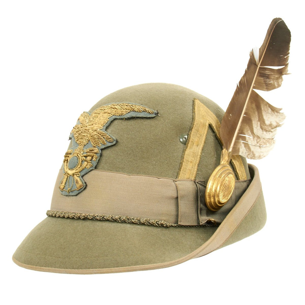 Original WWII Royal Italian Army Alpine Division Officer Alpini Cap ...