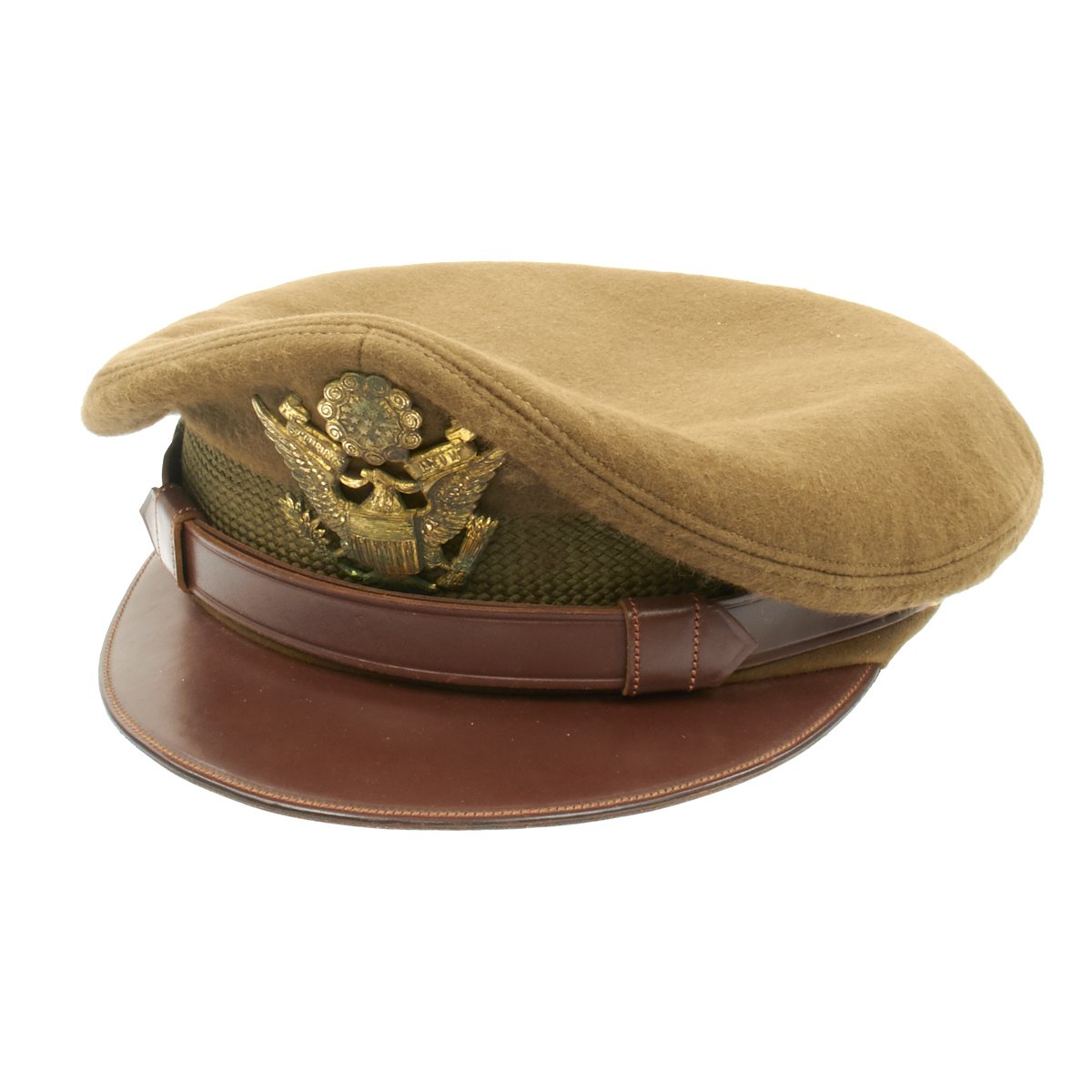 Original U.S. WWII USAAF Officer Crush Cap of Major-General Ramsay ...