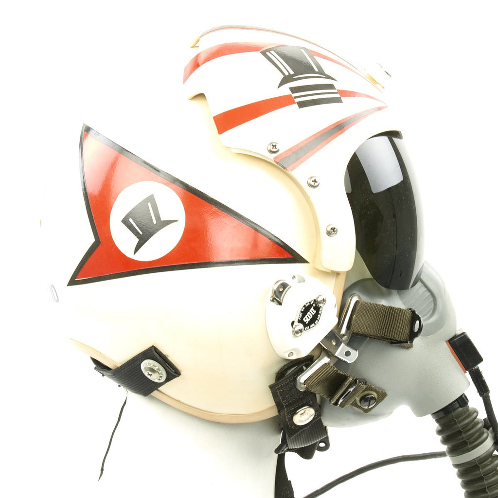 Original USN F-14 Tomcat Wizard HGU-33/P Flying Helmet with Control St ...