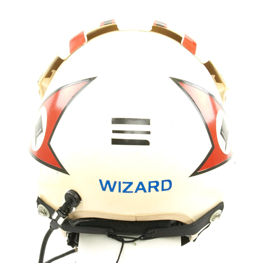 Original USN F-14 Tomcat Wizard HGU-33/P Flying Helmet with Control St ...