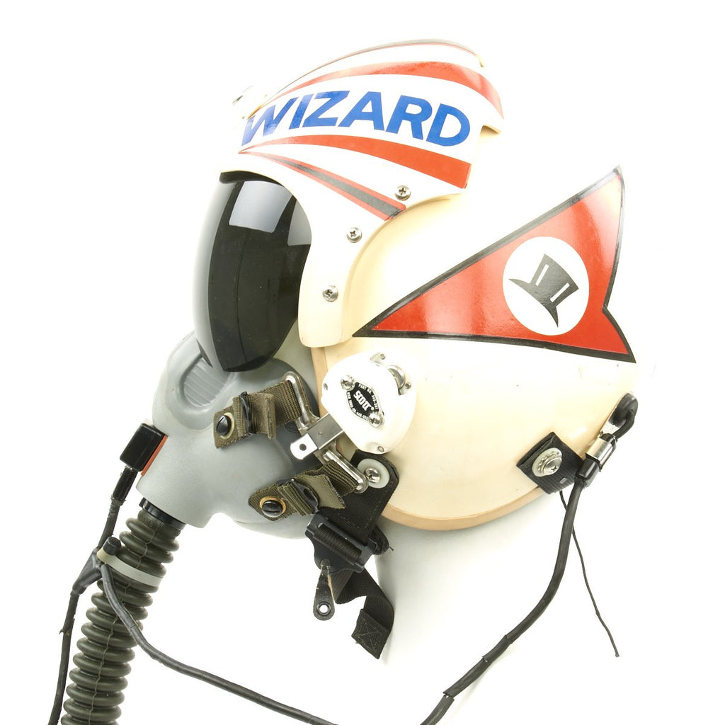 Original USN F-14 Tomcat Wizard HGU-33/P Flying Helmet with Control St ...