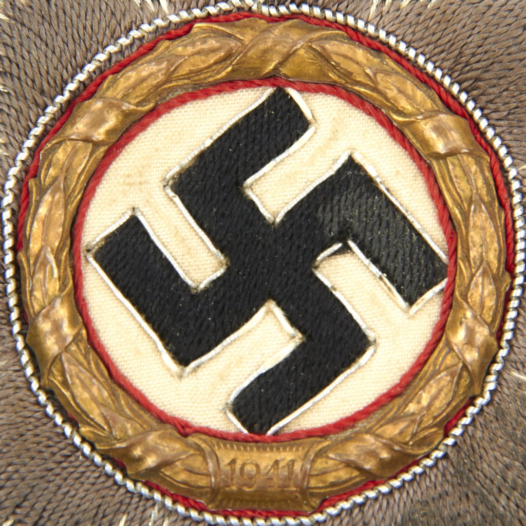 Original German WWII 1941 Gold German Cross in Cloth – International ...