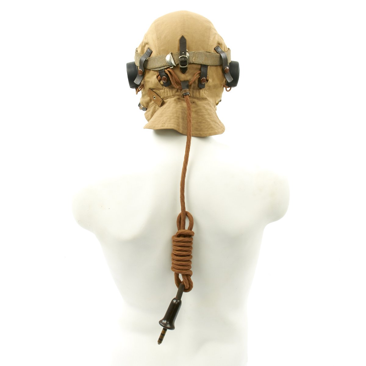 Original British WWII RAF Type D Flying Helmet with Mk VII Goggles and ...