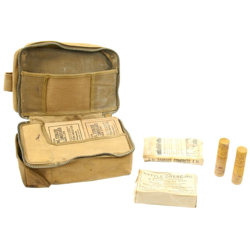 Original U.S. WWII Aeronautic First Aid Kit with Contents ...