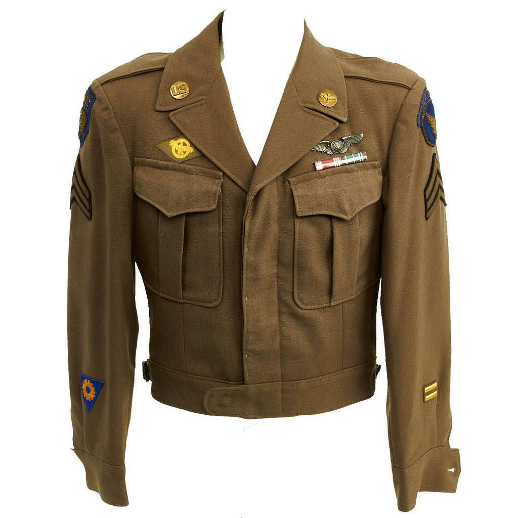 Original U.S. WWII Airborne Troop Carrier Air Crewman Ike Jacket with ...
