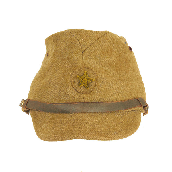 Original Japanese WWII Officer Wool Forage Cap with Kanji Ink Stamps ...