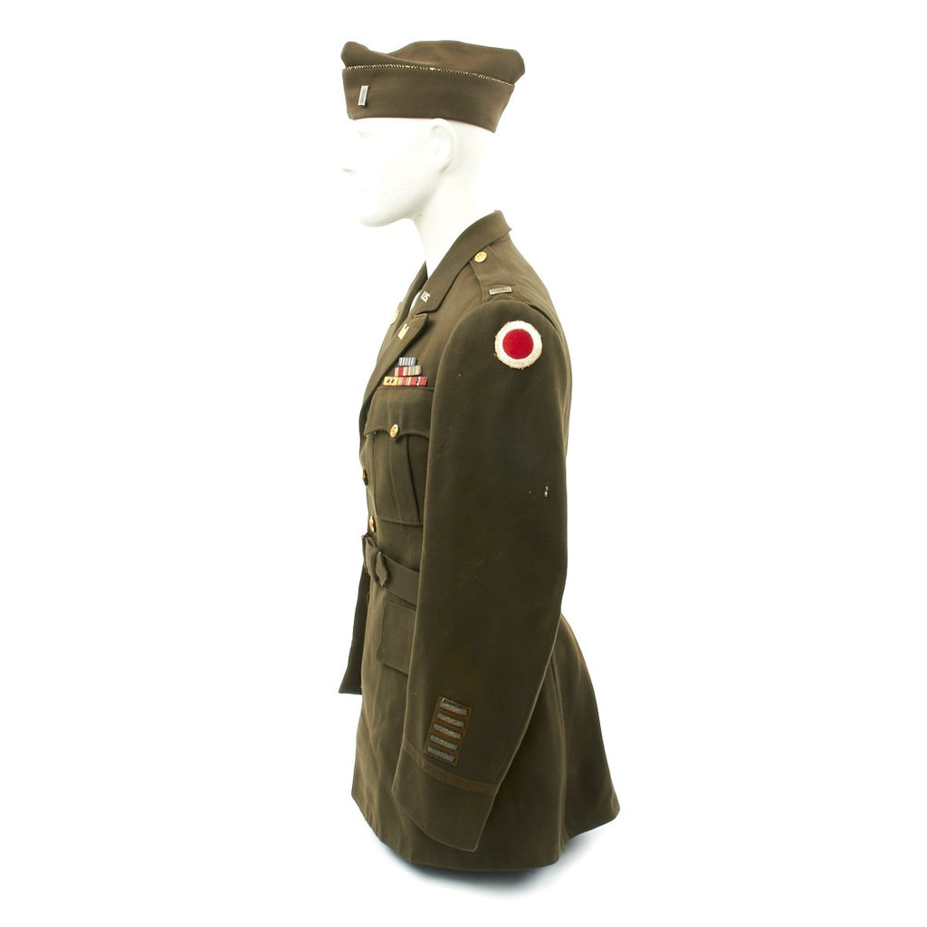 Original U.S. WWII 27th Engineer Battalion Combat Airborne Officer Gro ...
