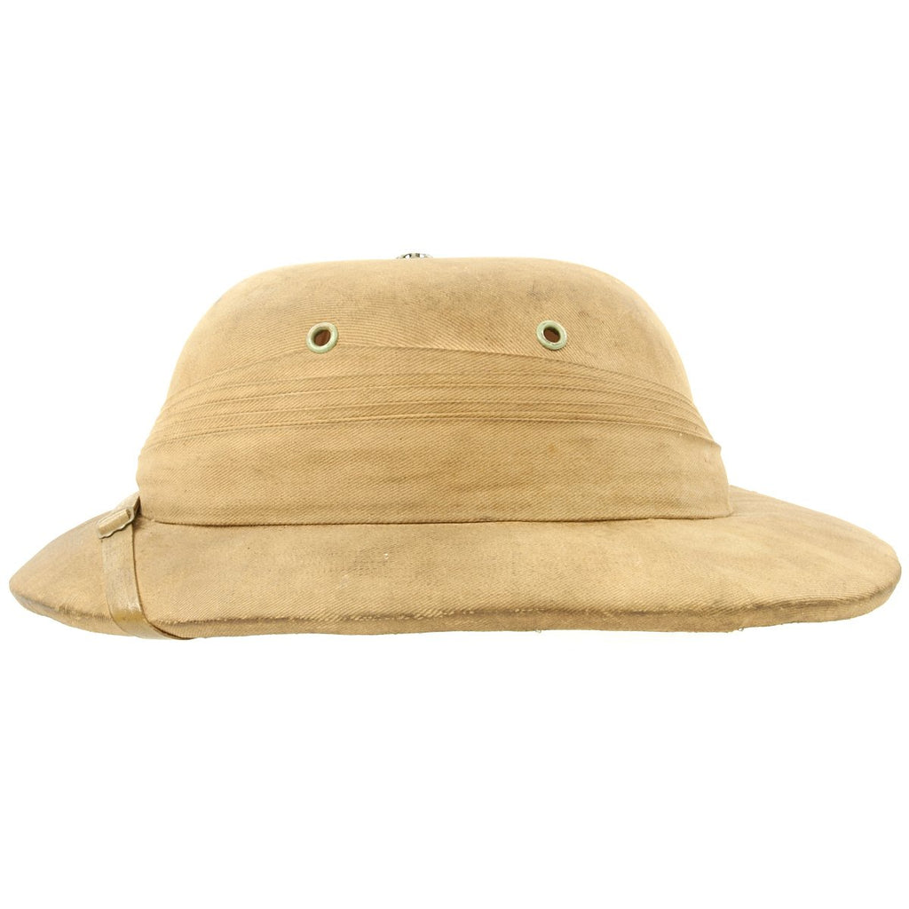 Original British WWII Bombay Bowler Pith Helmet with Hong Kong Maker L ...