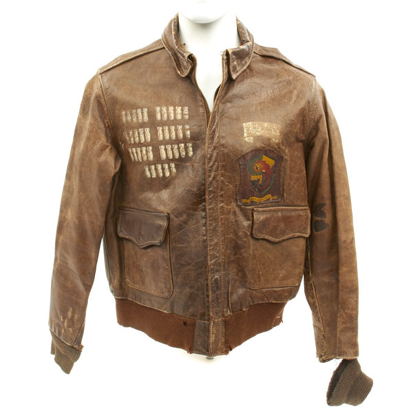 Original U.S. WWII 457th Bombardment Group Painted A-2 Flight Jacket ...