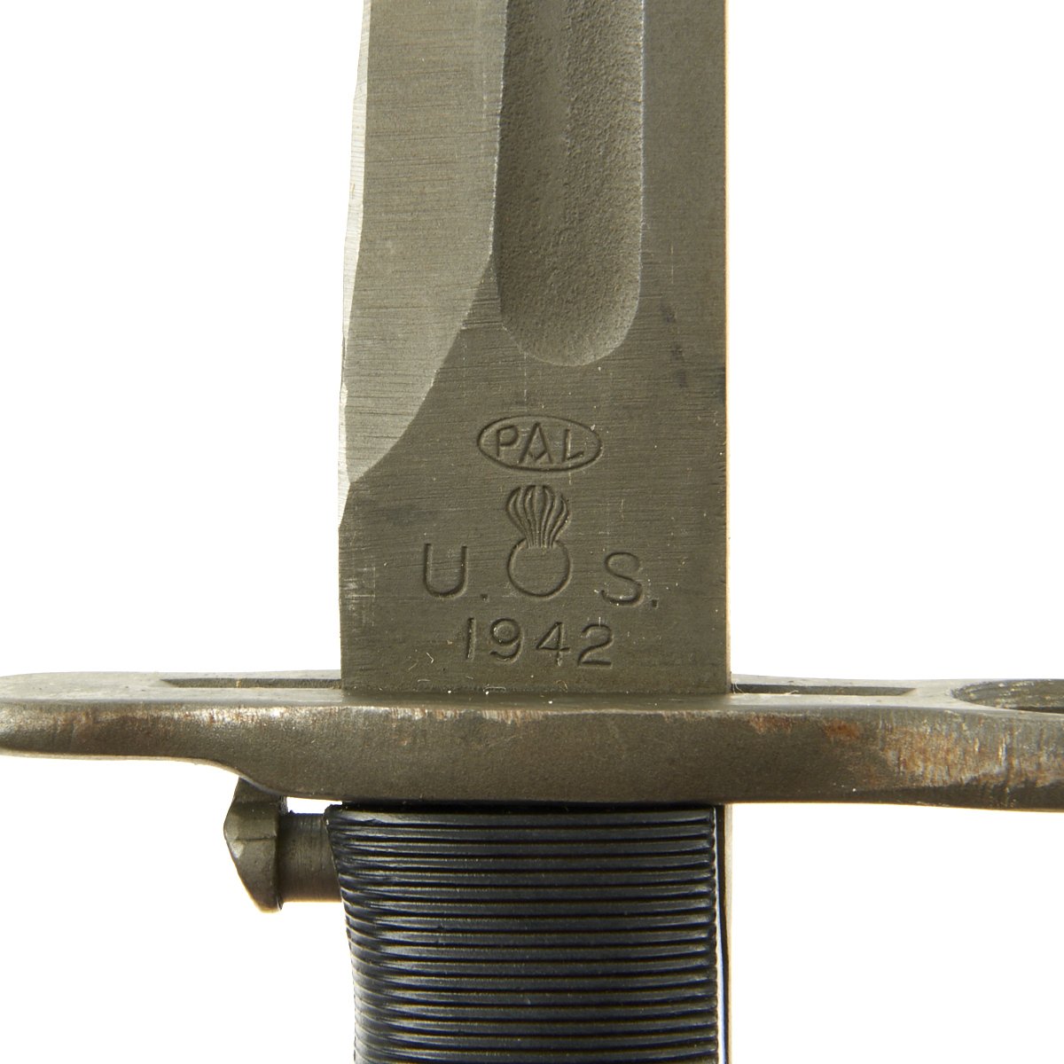 Original U.S. WWII M1942 Garand Rifle 16 inch Bayonet by PAL with M3 S ...