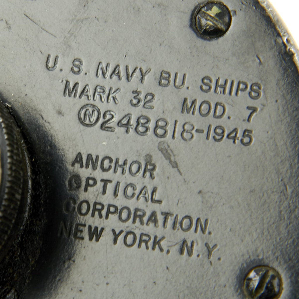 Original U.S. WWII 1945 Navy BU Ships Mark 32 Model 7 Anchor Optical C ...