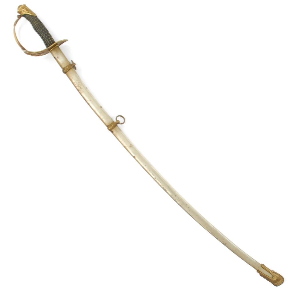 Original U.S. M-1872 Light Cavalry Saber with Nickel-Plated Scabbard ...