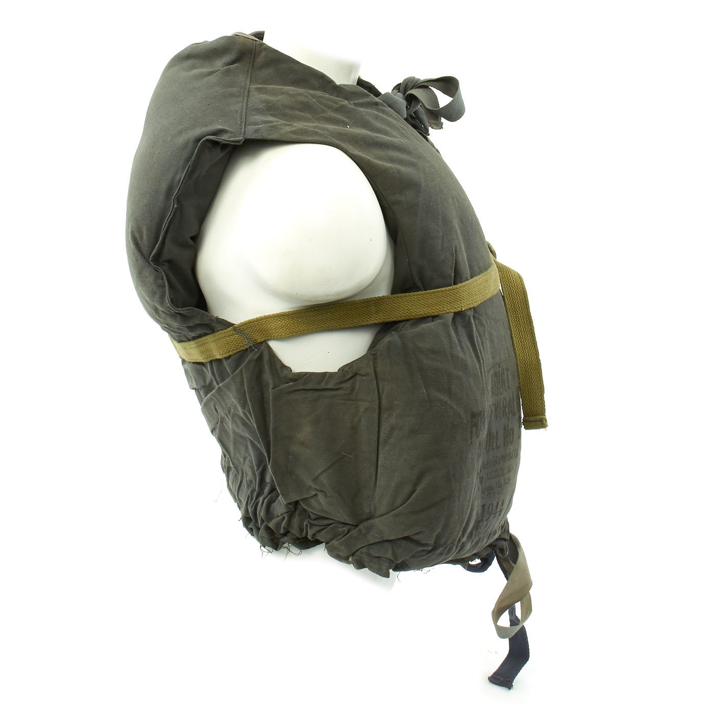 Original U.S. WWII USMC Model No.2 Kapok-Style Life Preserver Vest by ...