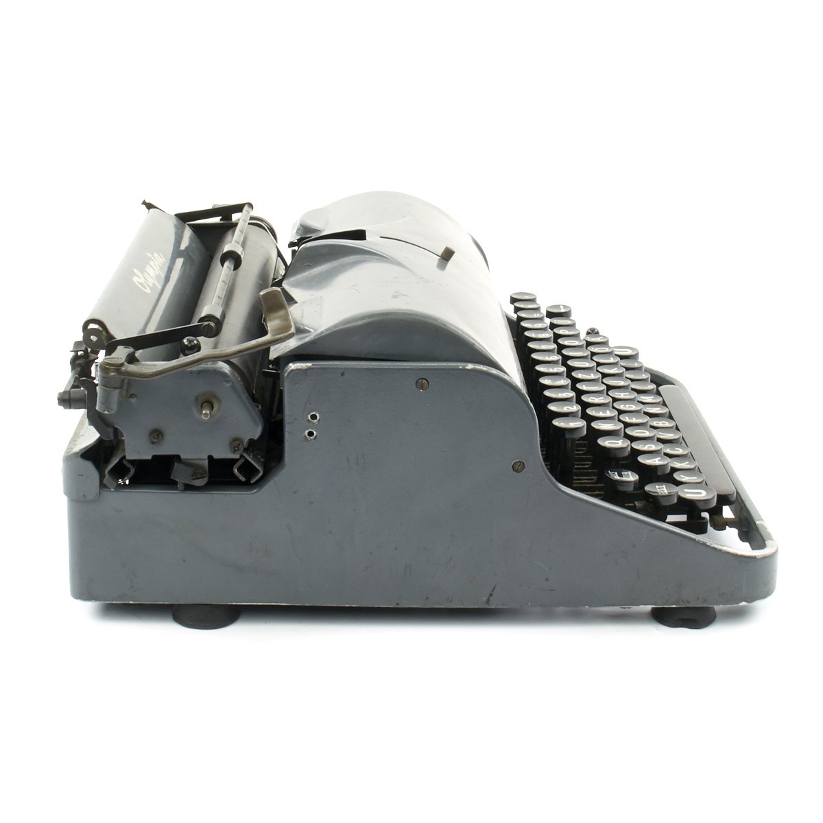 Original German WWII Rare SS Typewriter in Transit Chest by Olympia Bü ...