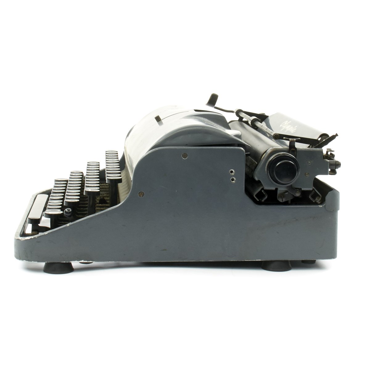 Original German WWII Rare SS Typewriter in Transit Chest by Olympia Bü ...