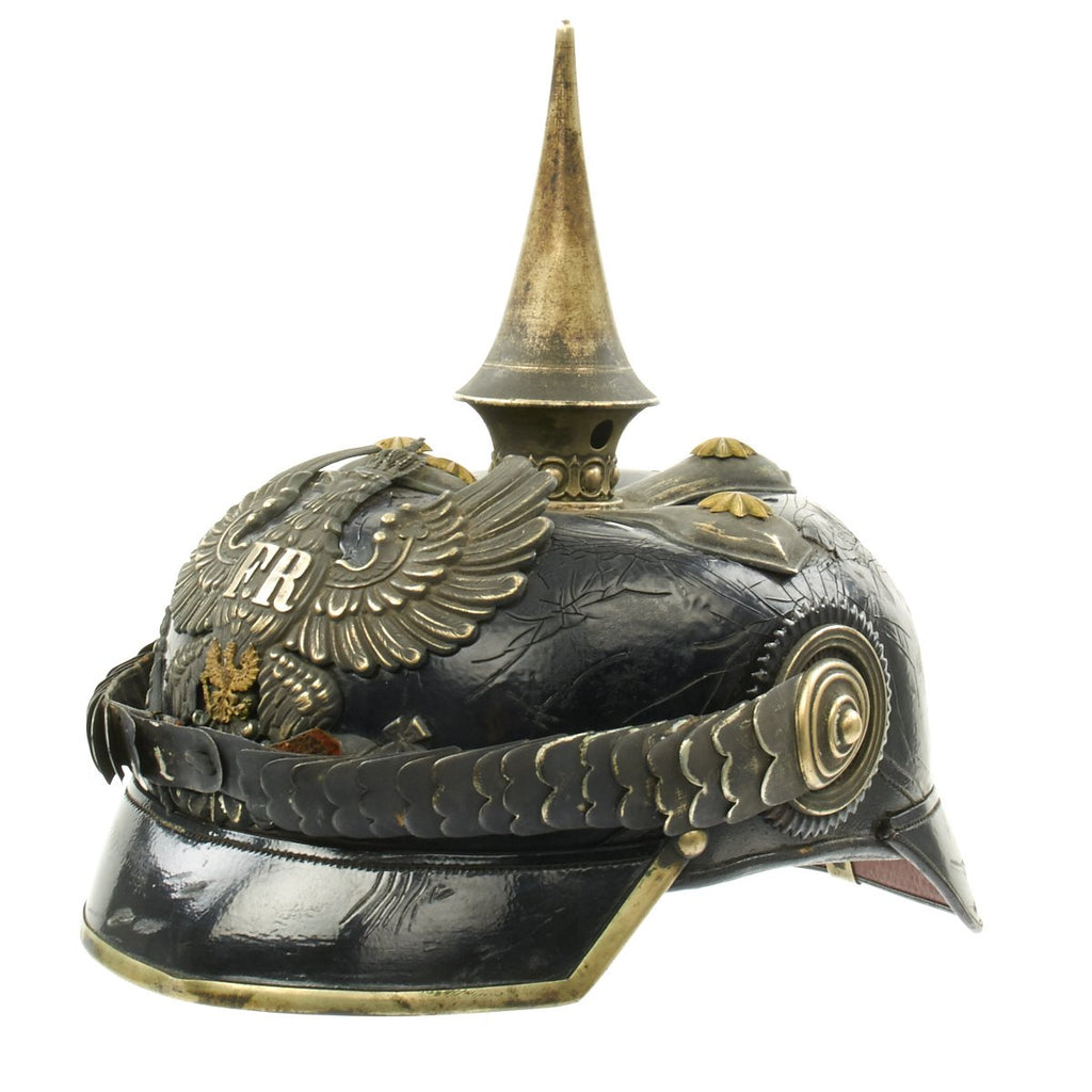Original WWI Imperial German Prussian Dragoon Officer M1897 Pickelhaub ...