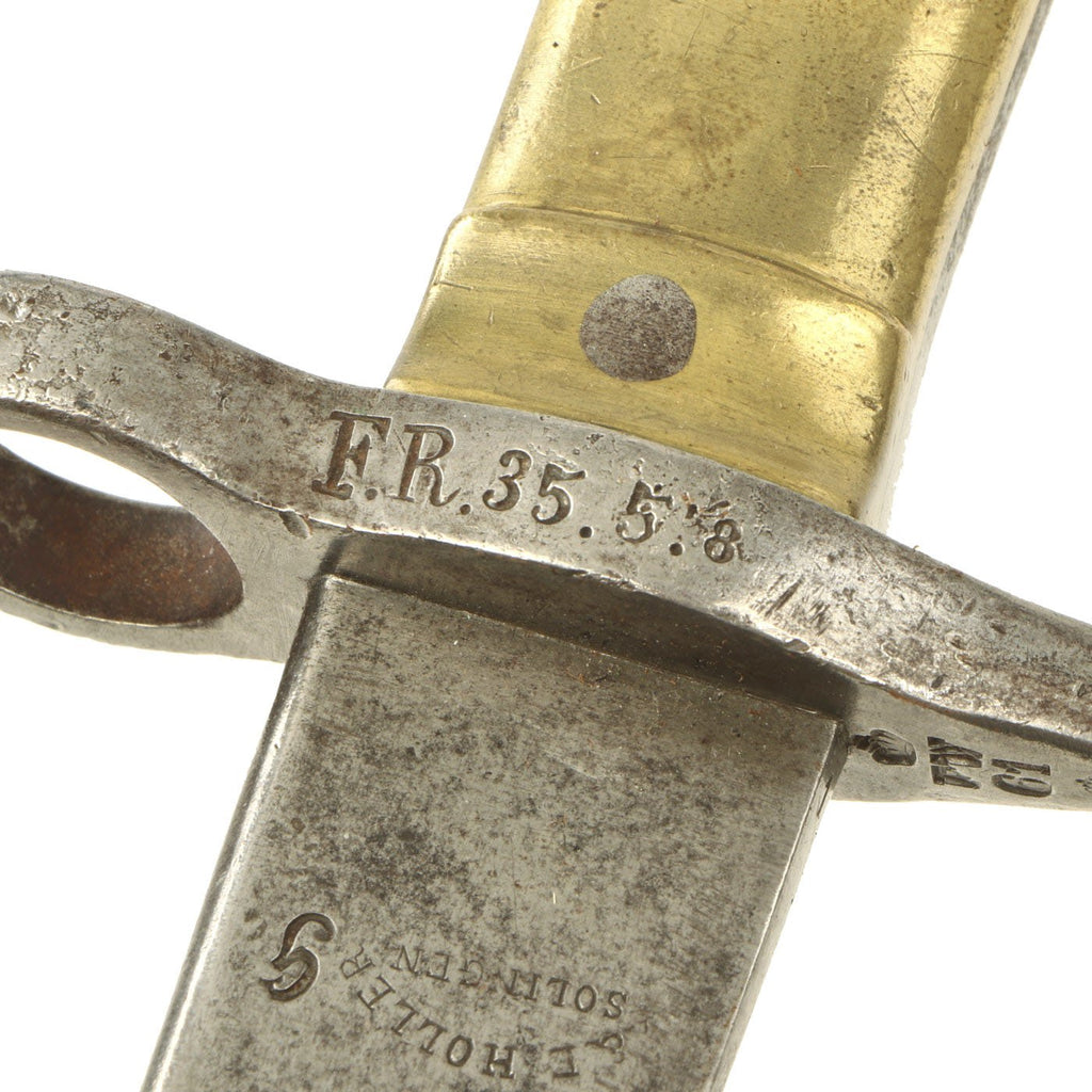 Original Rare Prussian Dreyse M-1860 Brass Hilted Fusilier Bayonet by ...