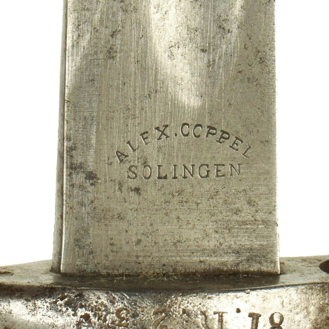 Original German Mauser Model 1871 Rifle Bayonet by Alex. Coppel dated ...