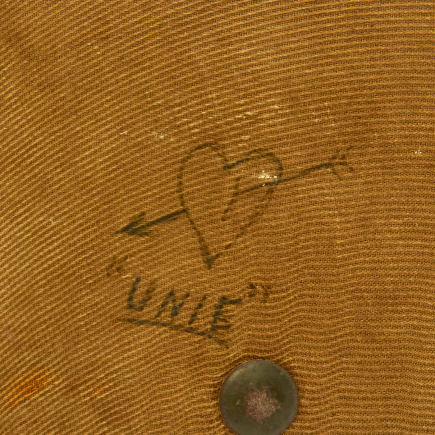 Original U.S. WWII Personalized Hawley Paper M1 Helmet Liner with Comp ...