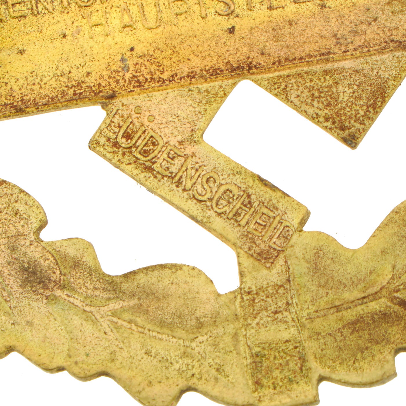 Original German WWII Gold Grade SA Sports Badge by Ernst Schneider wit ...