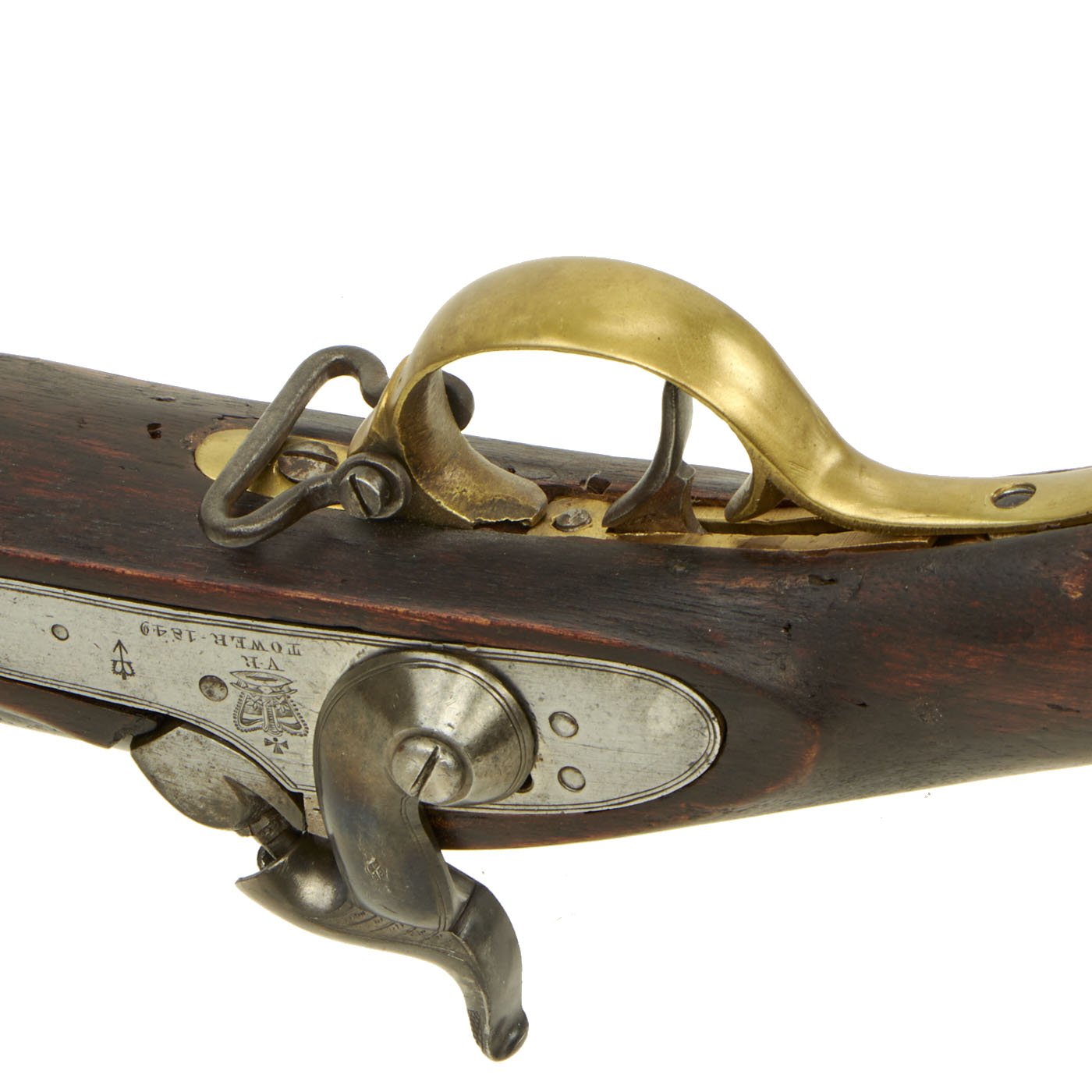 Original British P-1847 Tower Marked 2nd Side Action Pattern Brunswick ...