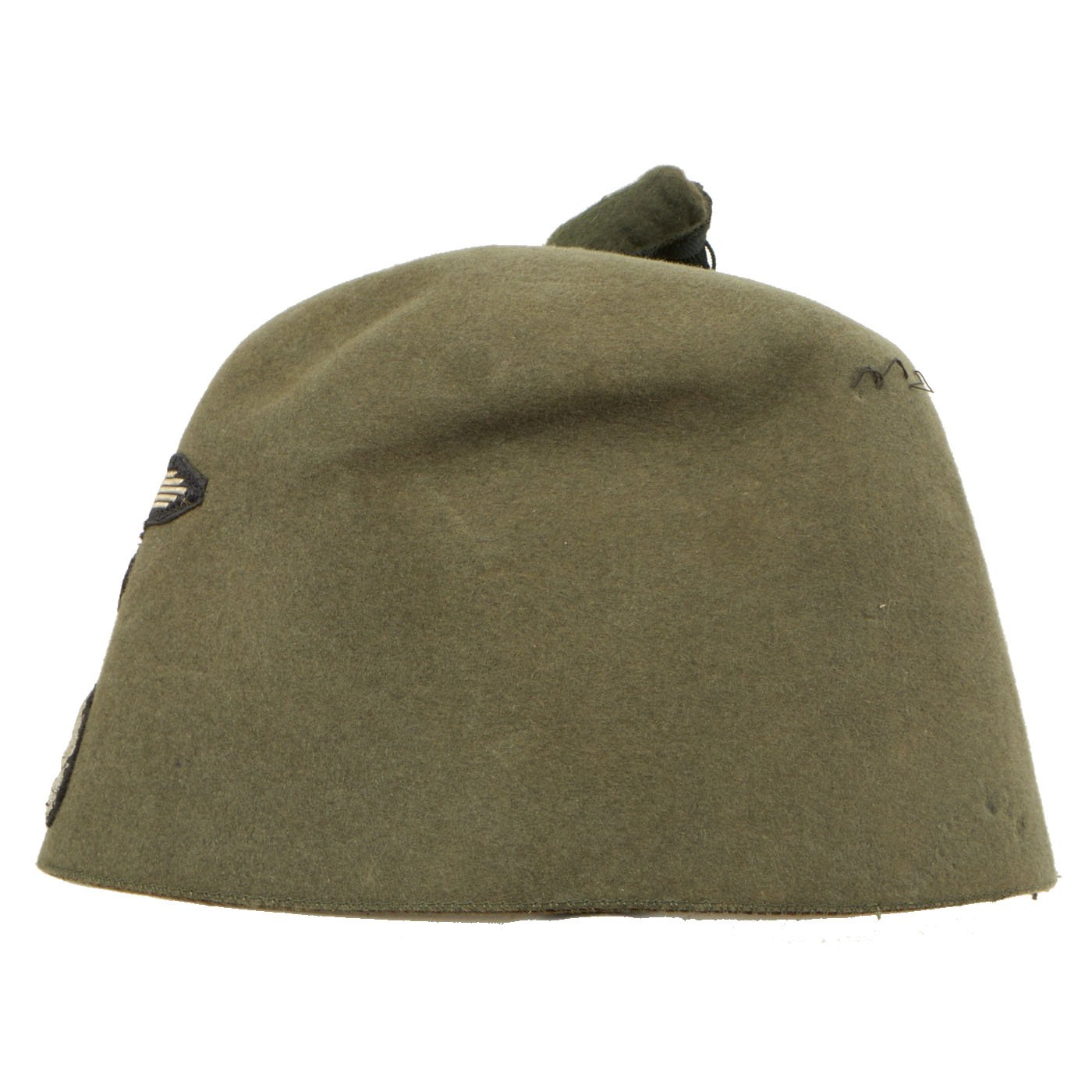 Original German WWII Waffen SS Field Gray M43 Combat Fez for Foreign V ...