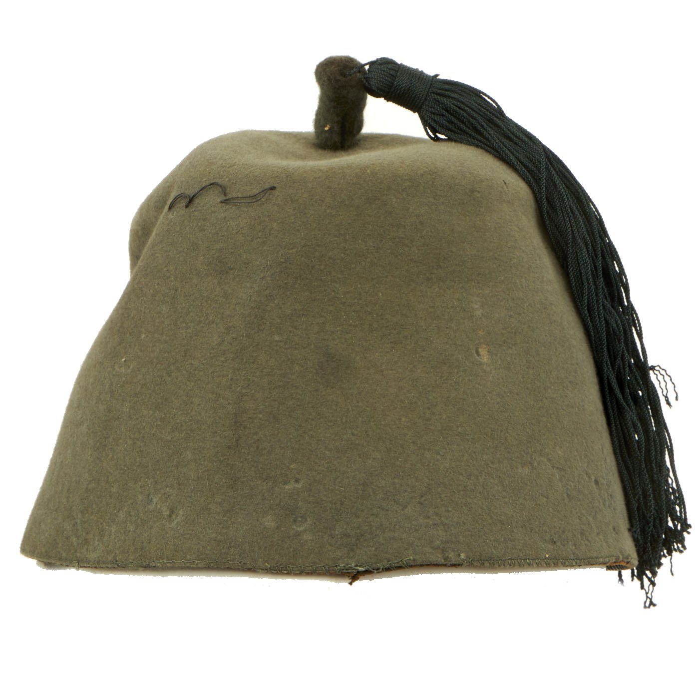 Original German WWII Waffen SS Field Gray M43 Combat Fez for Foreign V ...