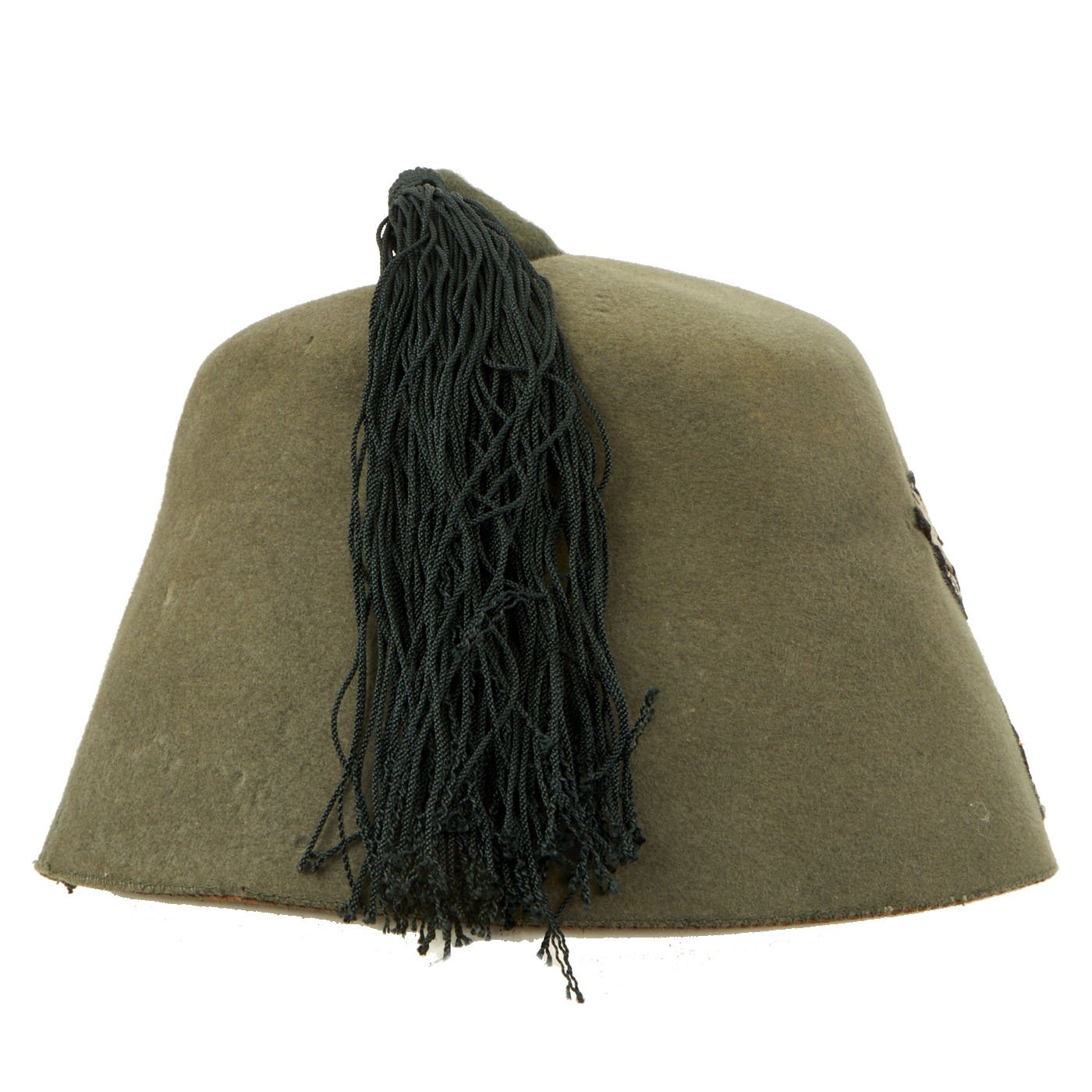 Original German WWII Waffen SS Field Gray M43 Combat Fez for Foreign V ...