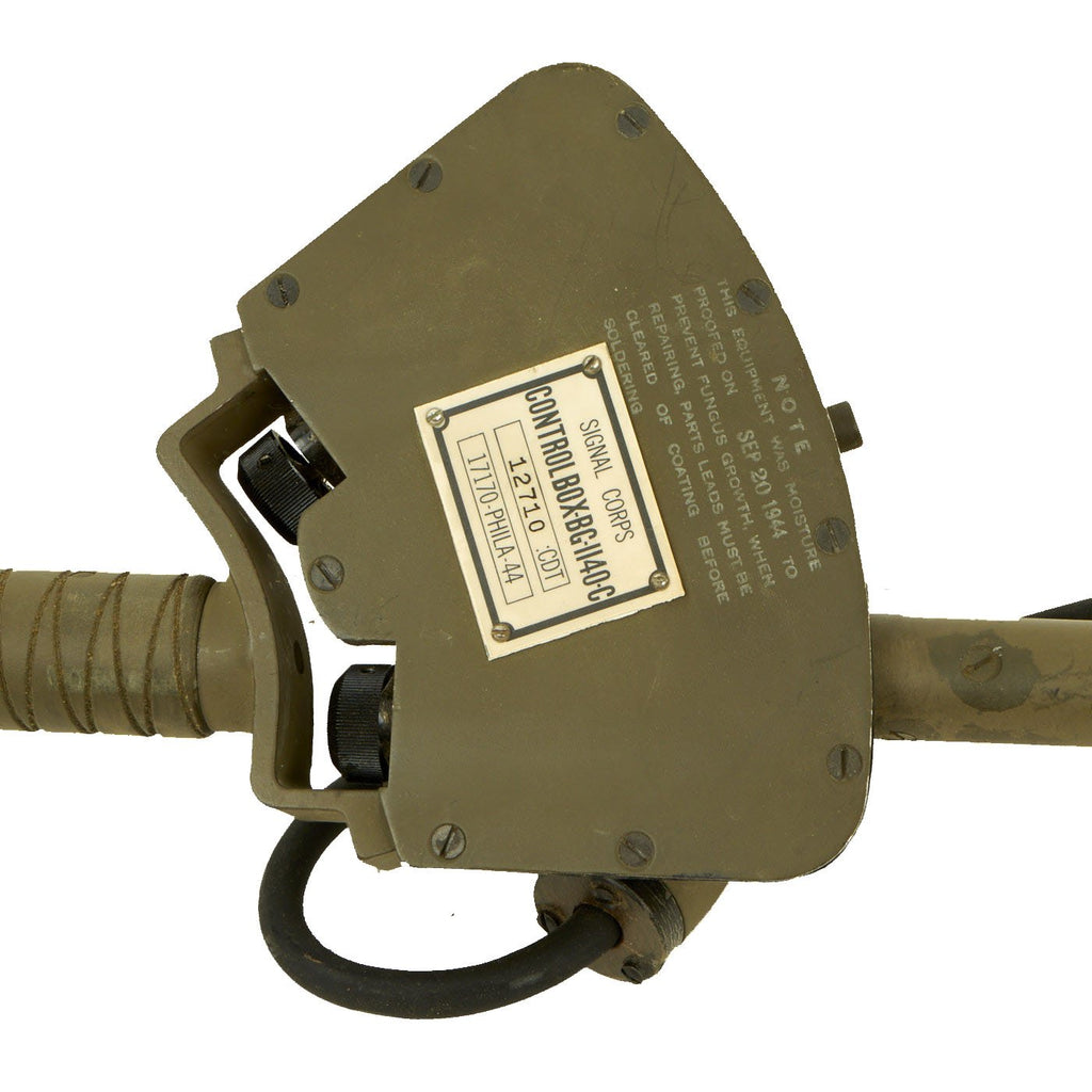 Original U.S. WWII 1944 Dated SCR 625-C Mine Detector – International ...