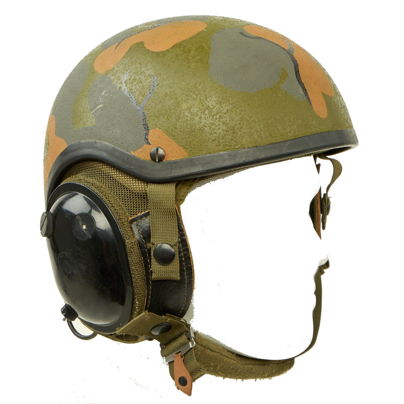 Original U.S. Cold War Combat Vehicle Crew CVC Gentex DH-178 Helmet wi ...