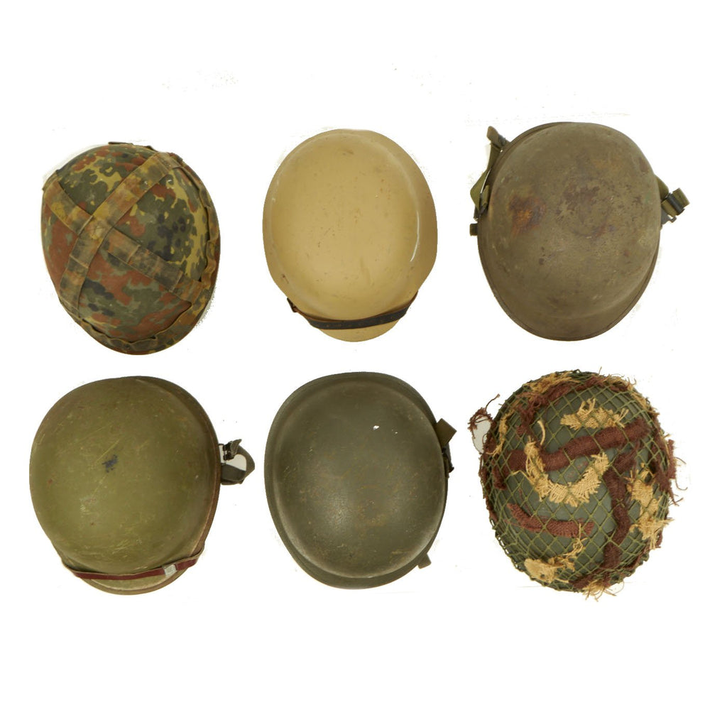 Original WWII and Cold War Military Helmet Lot - Set of 6 ...