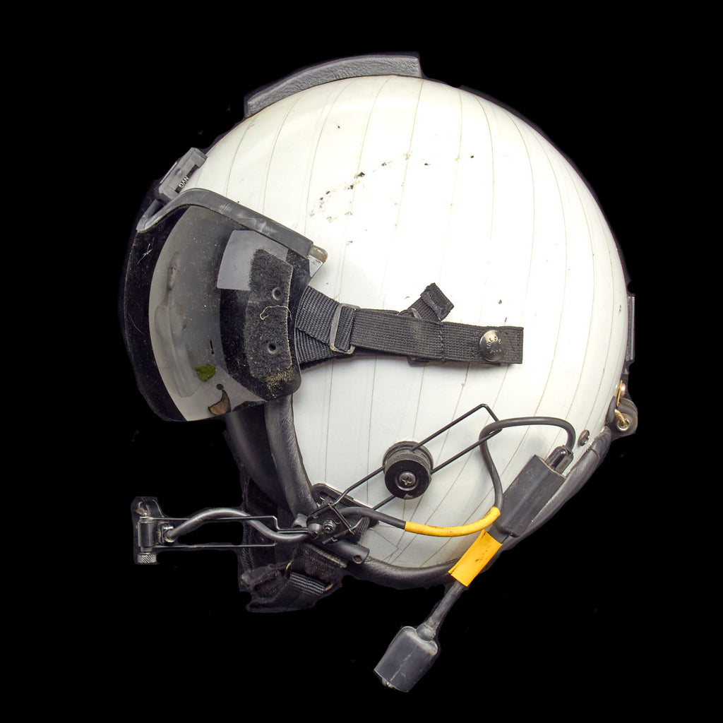 Original U.S. Navy Gentex HGU-84/P Rotary Wing Helmet with Dual Bungee ...