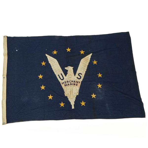 Original U.S. WWII Merchant Marine Flag - 44" x 67" – International ...