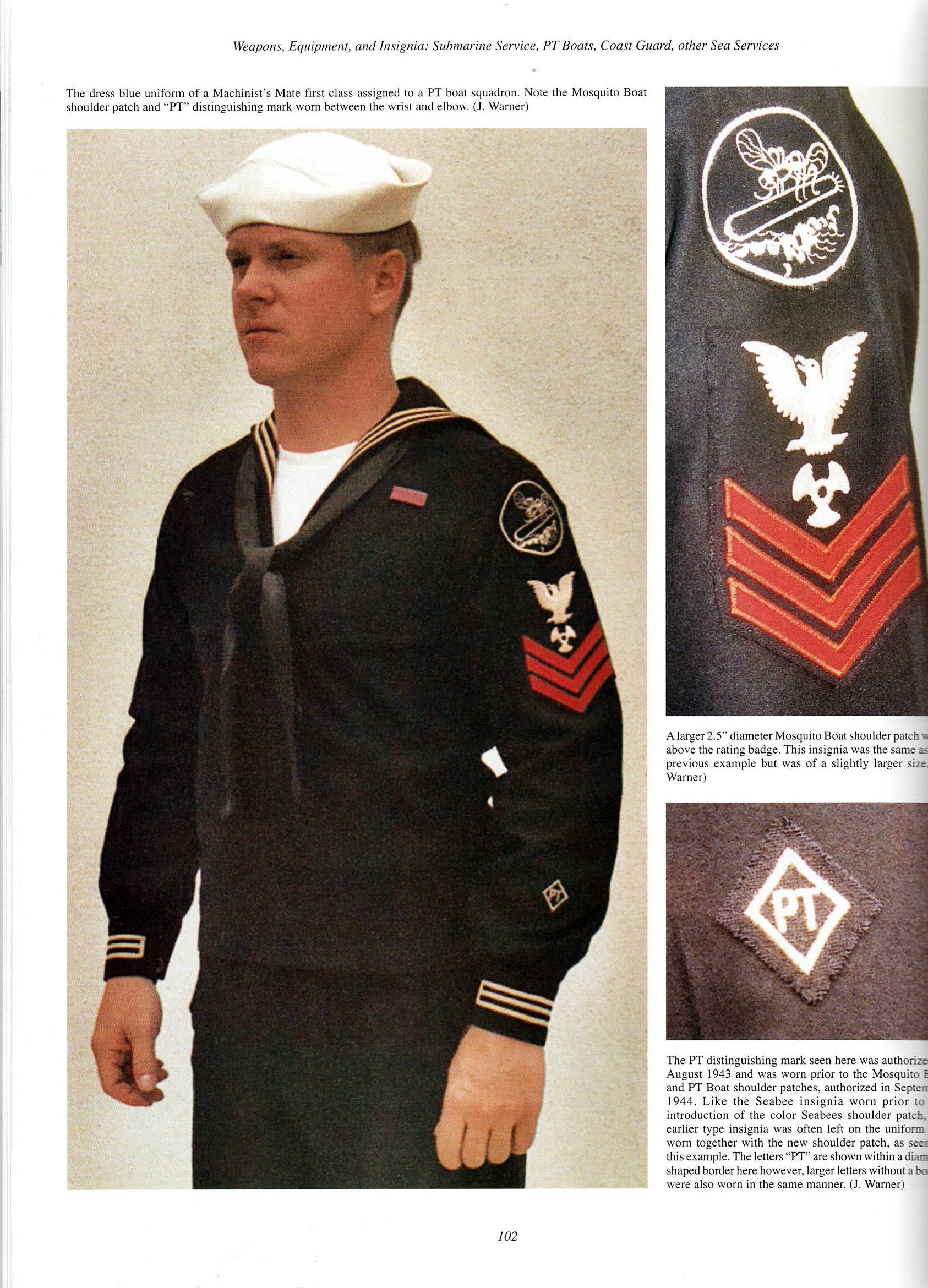 Navy Dress Uniform Shoulder Patch For