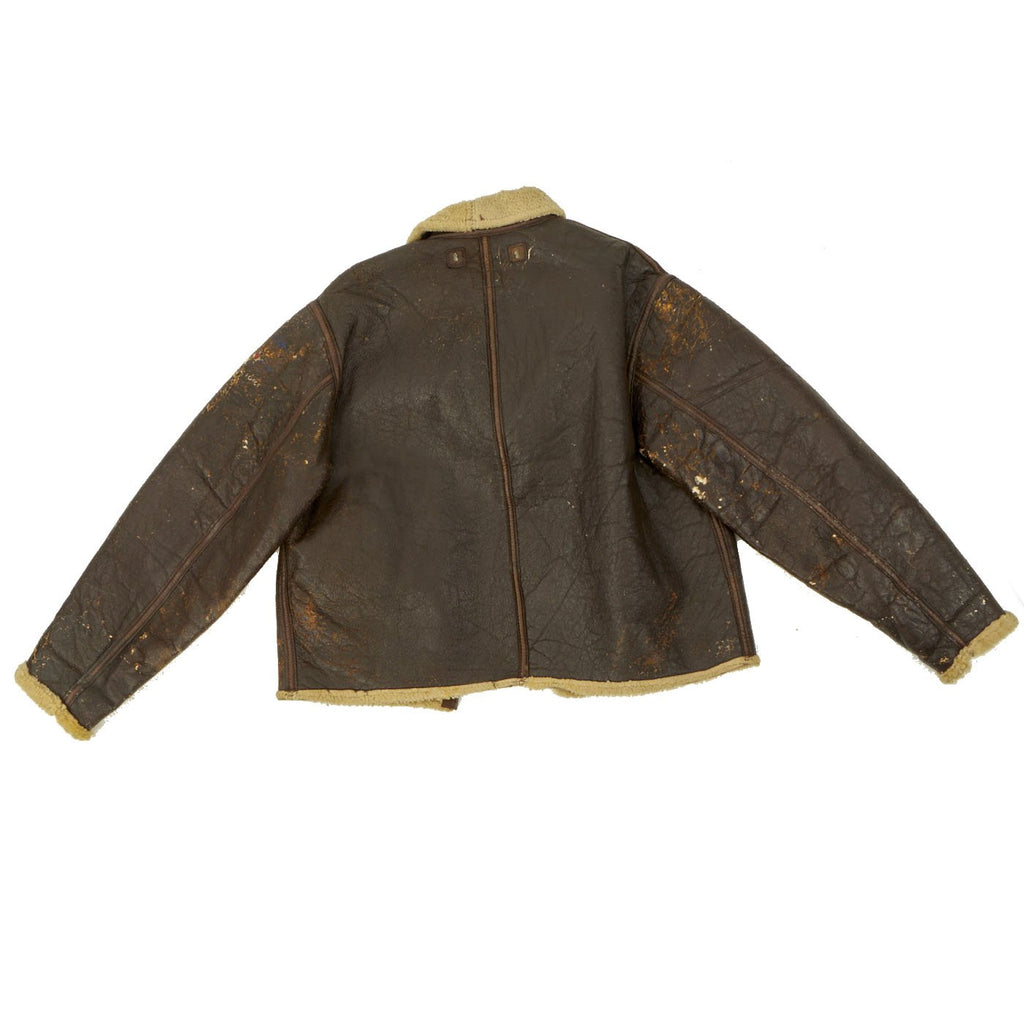 Original U.S. WWII USAAF Type D-1 Shearling Jacket with Type A3 Winter ...