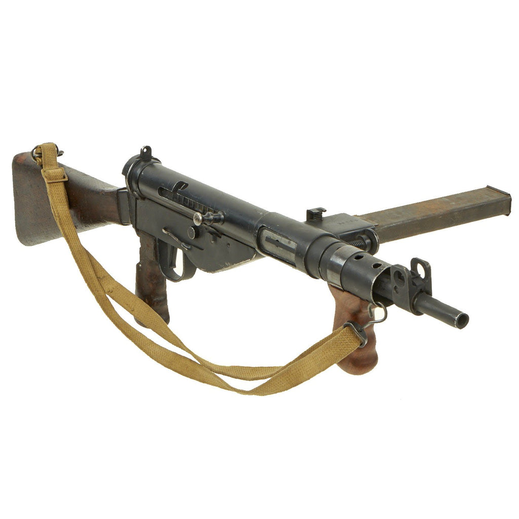 Original British WWII Sten Mk V Display Submachine Gun with Magazine ...