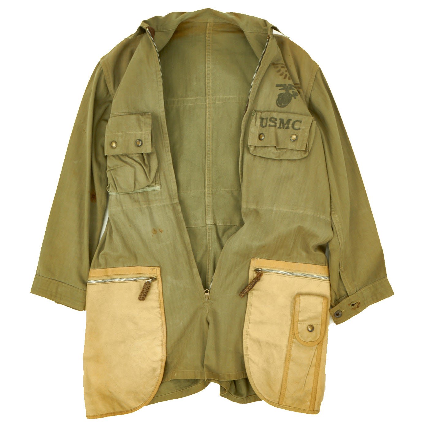 Original U.S. WWII USMC Paramarine Type 1 Jump Smock Paratrooper Jacke ...