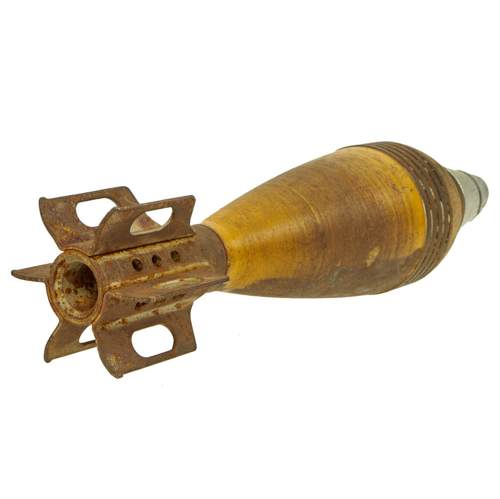 Original U.S. WWII Deactivated 81mm M43A1 HE Mortar Shell Round dated ...