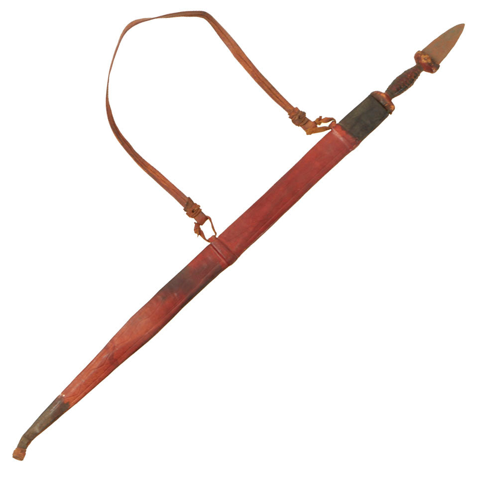 Original 19th Century Sudanese Mahdi Dervish Tebu Short Sword with Lea ...