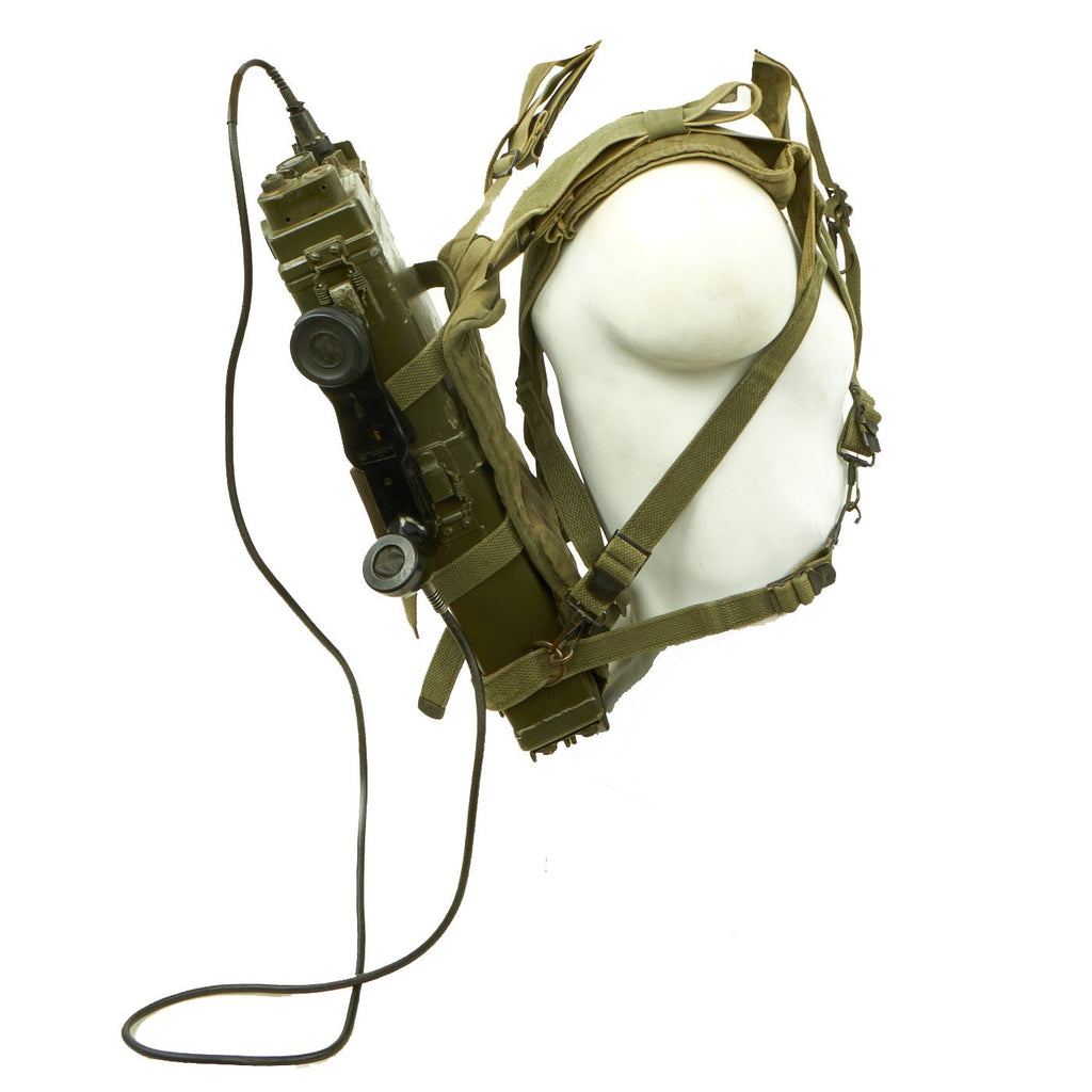 Original U.S. Korean & Vietnam War RT-176 AN/PRC-10 Backpack Radio Rig ...