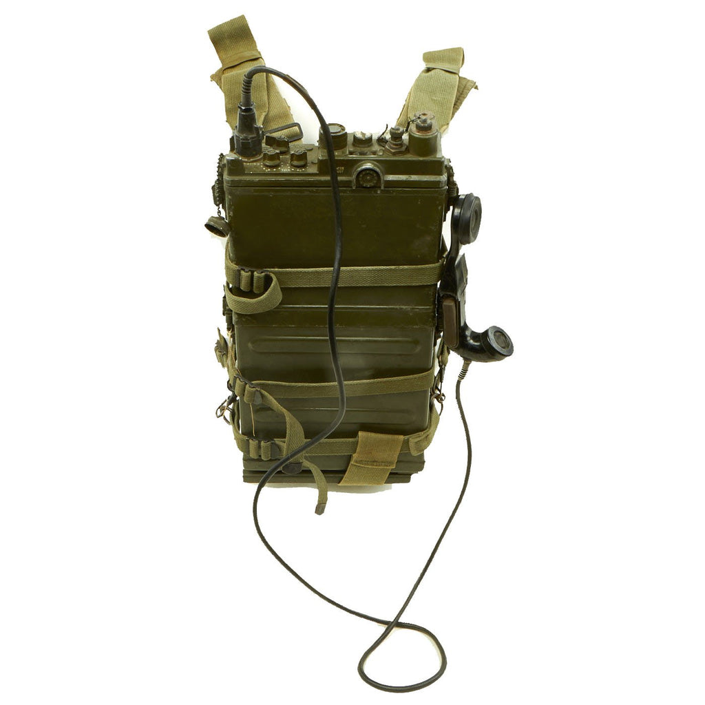 Original U.S. Korean & Vietnam War RT-176 AN/PRC-10 Backpack Radio Rig ...