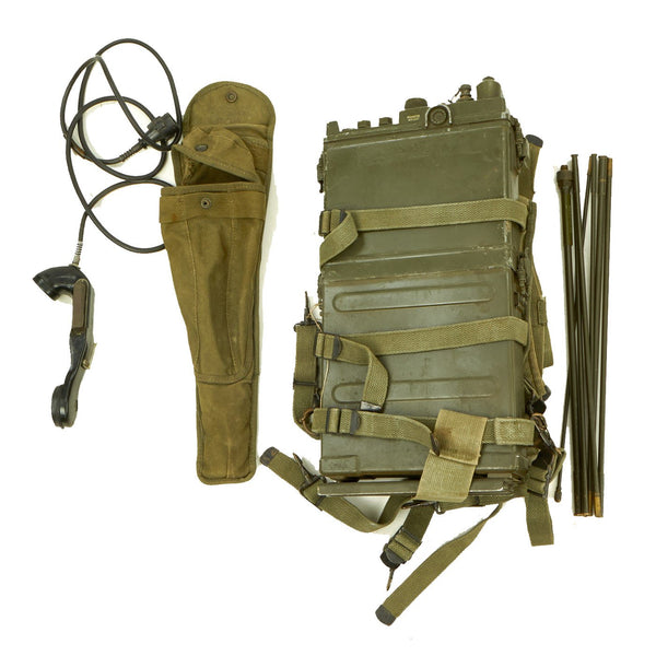 Original U.S. Korean & Vietnam War RT-176 AN/PRC-10 Backpack Radio Rig ...